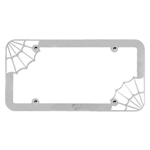 Spider Web License Plate — I-5 Chrome Shop