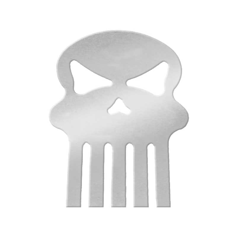 Skull Mud Flap Cut Out - Small — I-5 Chrome Shop