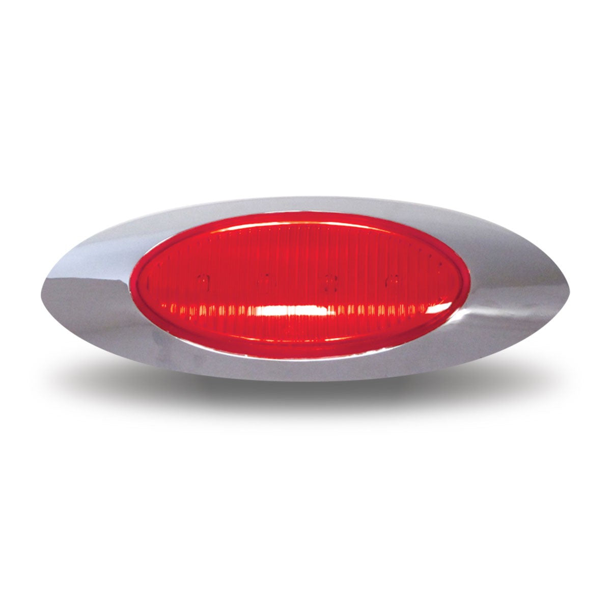 4 LED 6 1/2 Inch Replacement Panelite M1 with Bezel - Red LED / Red Le ...